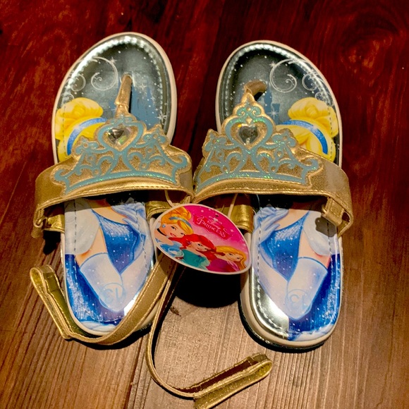 Disney | Shoes | Disney Cinderella Sandals New 3 | Poshmark